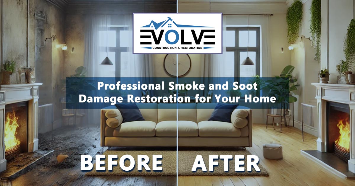 Smoke and Soot Damage Removal Services | Evolve Construction