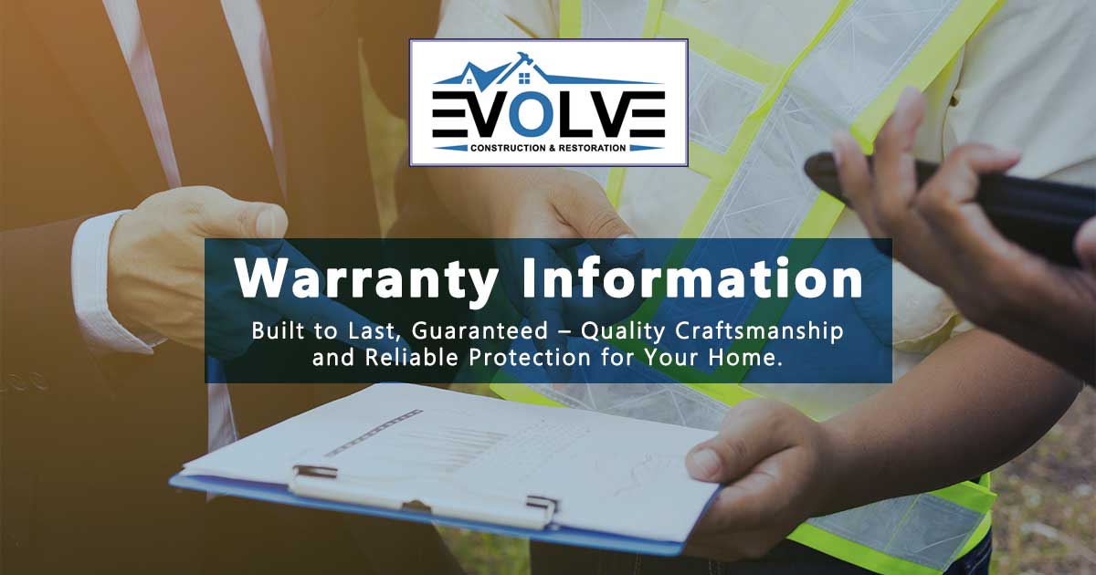 Limited Lifetime Warranty | Evolve Construction